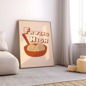 Set of 6 Funky Retro Art Print Printable Retro Gallery Art Print ...