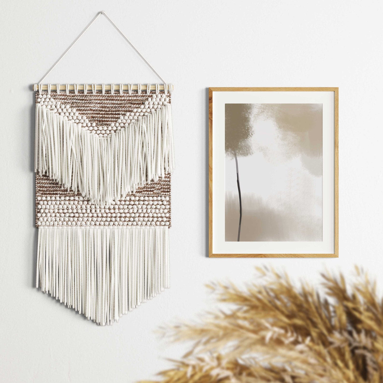 Modern/simple/neutral Gallery Wall Art Set of 3 Abstract Art | Etsy