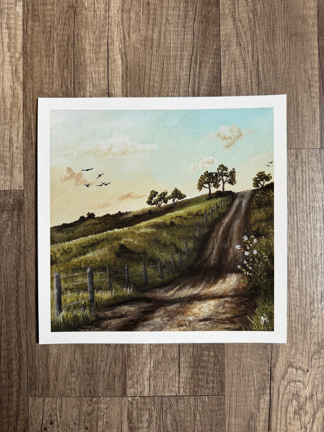 10x10 Country Dirt Road - PRINT - Etsy