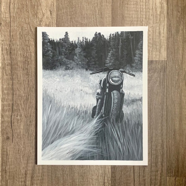 Motorcycle Painting - Etsy
