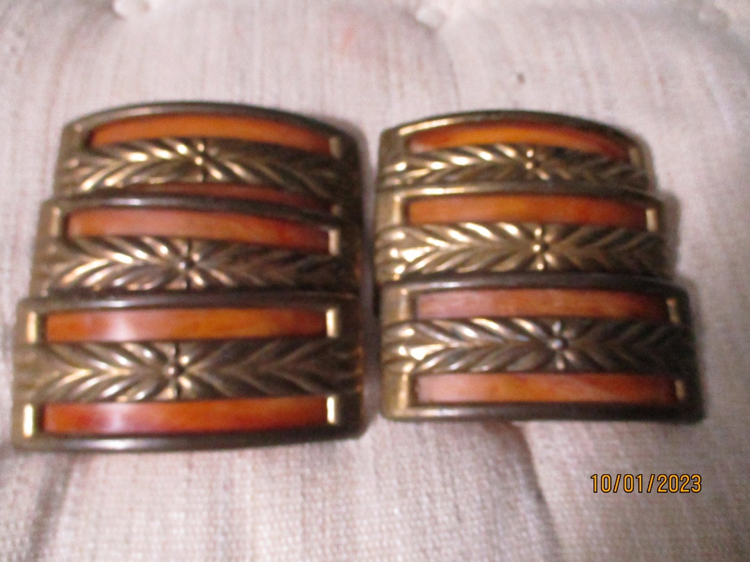 Vintage Art Deco Bakelite Drawer Handles-set 6 - Etsy