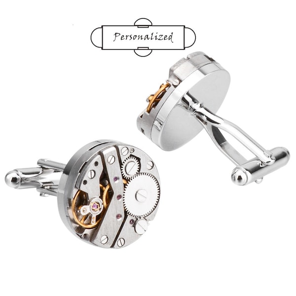 Clock Cufflinks - Etsy