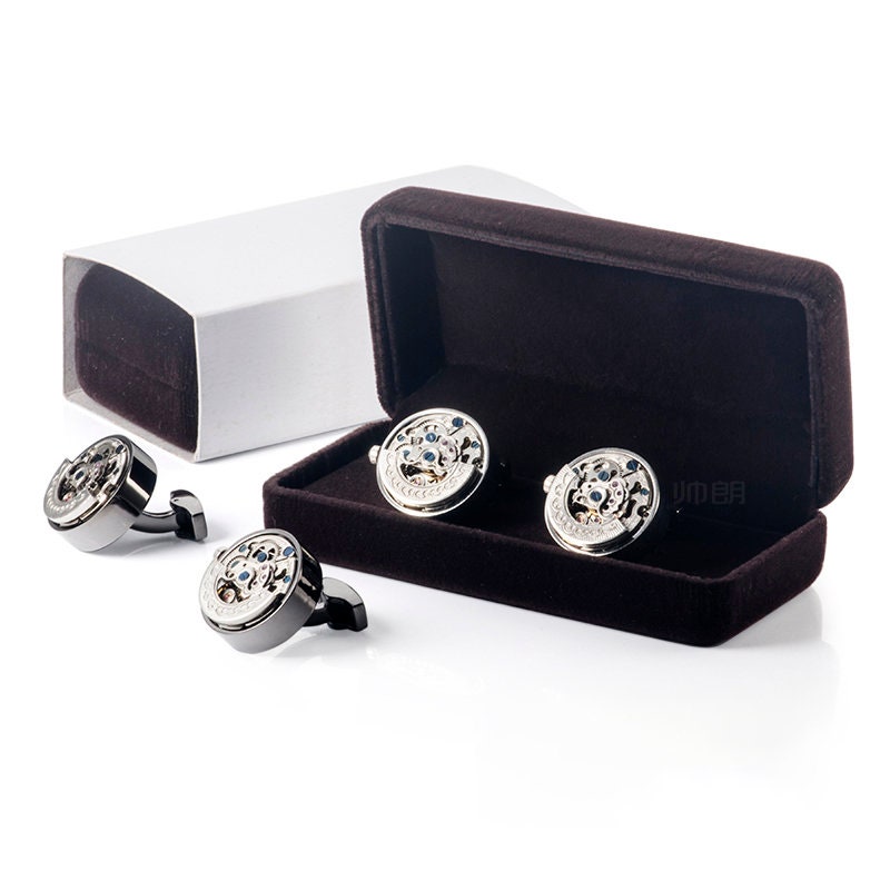 Luxury Handcrafted Watch Movement Cufflinks Watch Movement Cufflinks ...