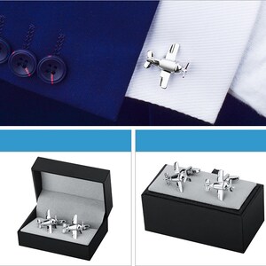 Personalized Airplane Cufflinks. Airliner Cufflinks. Gifts for Pilots ...