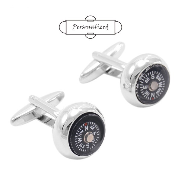 Compass Cufflinks - Etsy UK