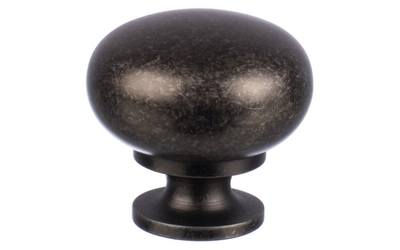 Antique Pewter Cabinet Knob - Pewter Finish - Cabinet Hardware for Cabinet / Cupboard / Drawer ...