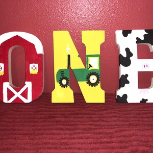Farm Themed Birthday Letters - Etsy