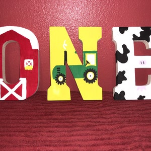 Farm Themed Birthday Letters - Etsy