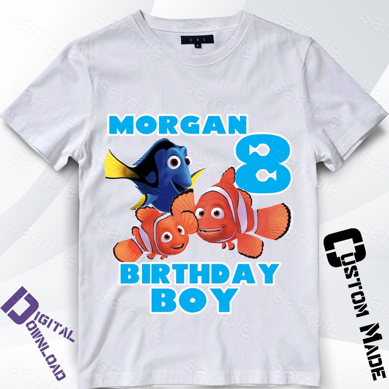 Nemo Birthday Shirt - Etsy