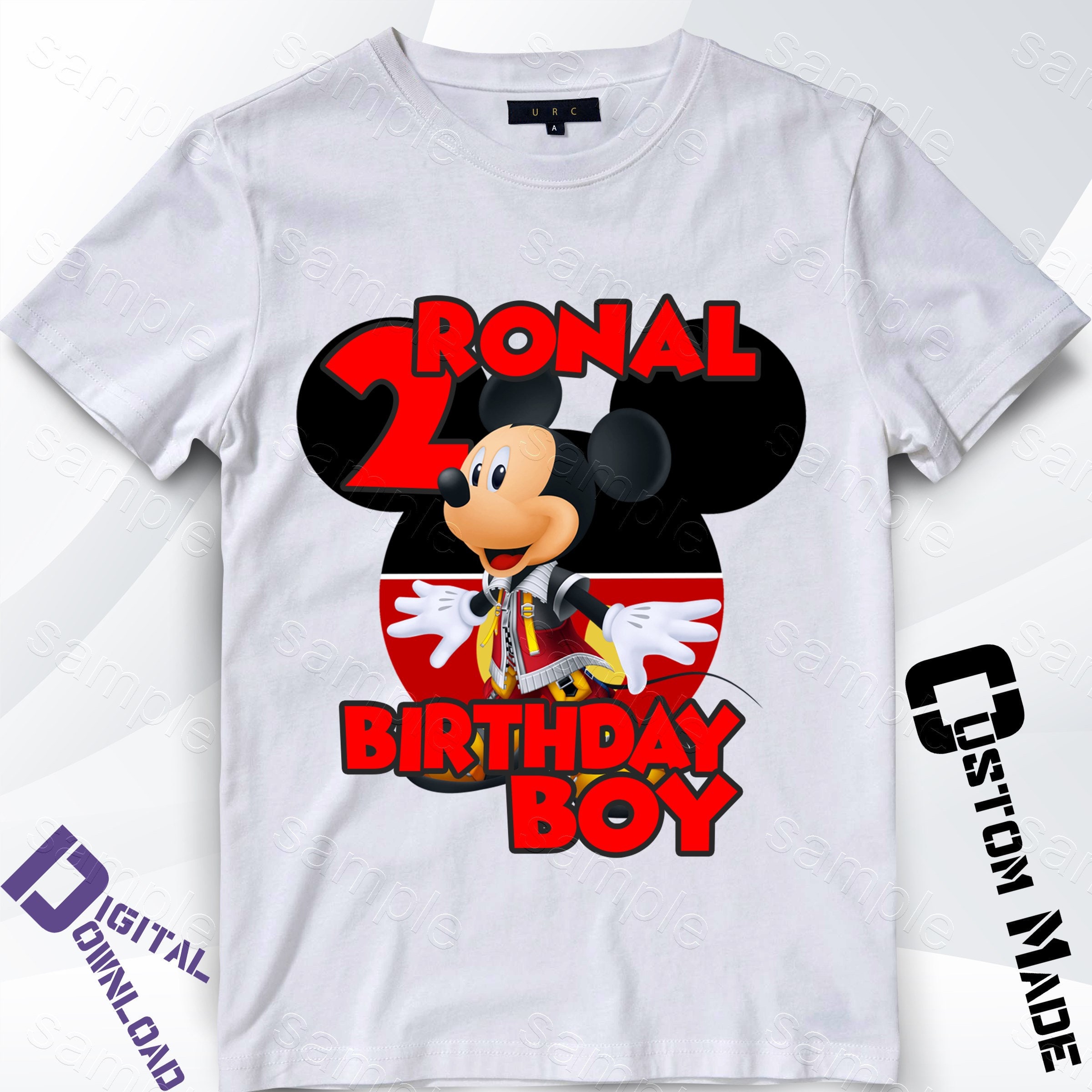 Mickey Mouse Iron on Transfer Mickey Mouse Birthday Shirt - Etsy