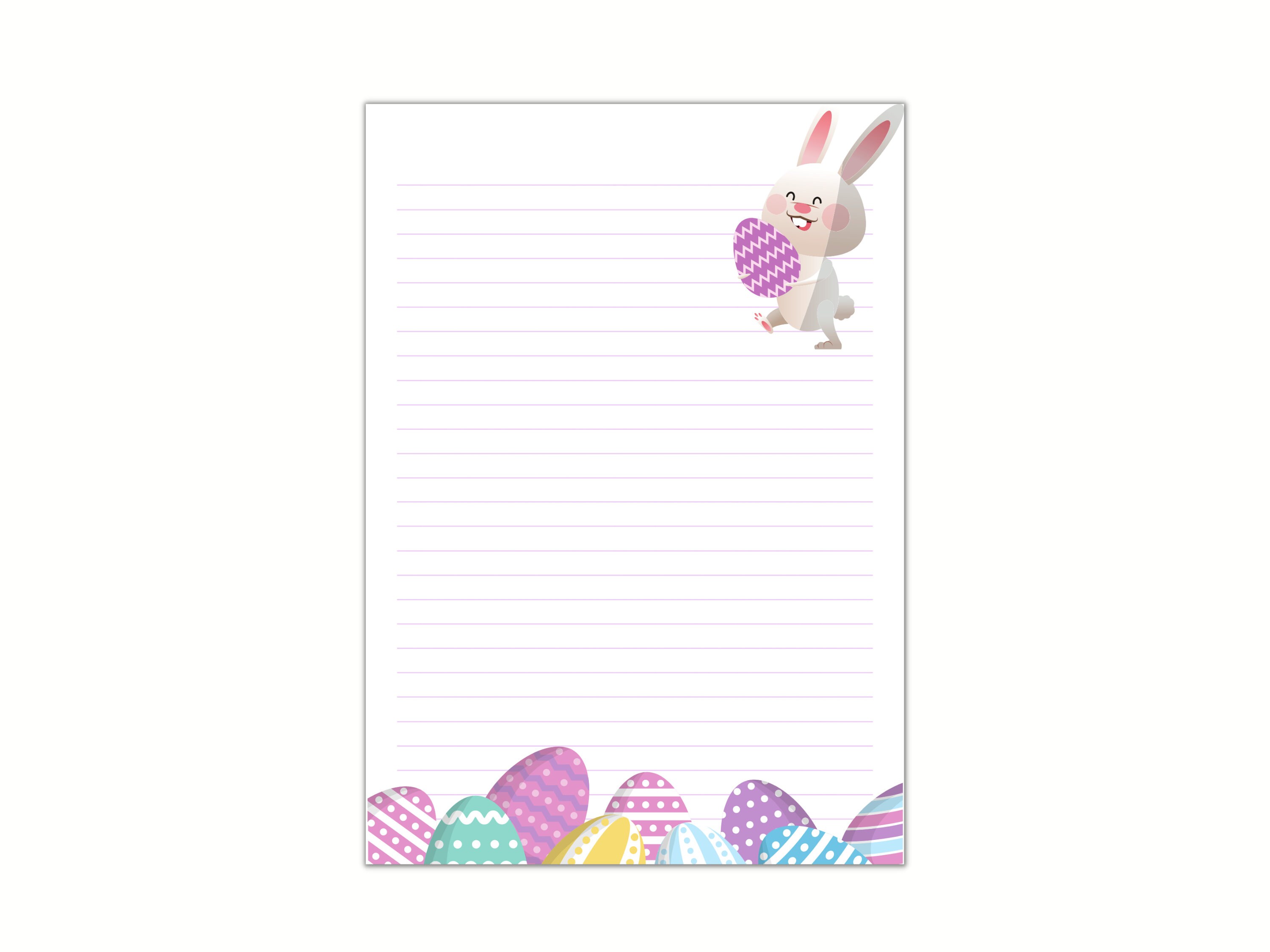 Easter Printable Paper, Printable Paper Easter, Easter Lined Paper ...