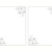 Black and White Floral Lined Paper, Printable Stationery Paper, Digital ...