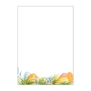 Easter Printable Paper Printable Paper Easter Easter Lined | Etsy