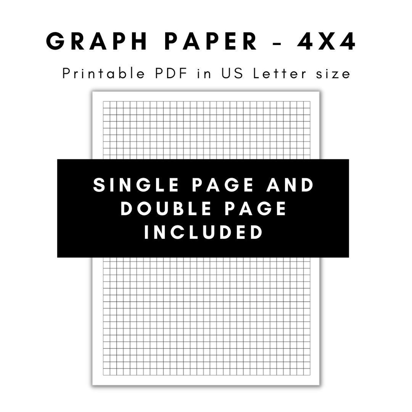 Graph Paper, Printable Graph Paper, Graph Paper Printable, Graph Paper ...
