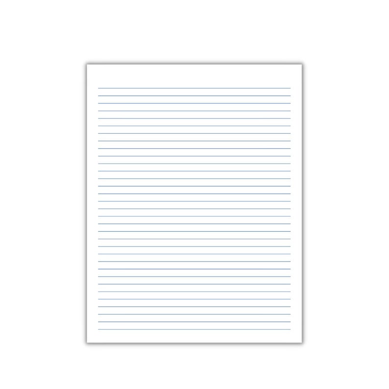 Rainbow Lined Pages, Printable Colored Paper (PDF) - Etsy