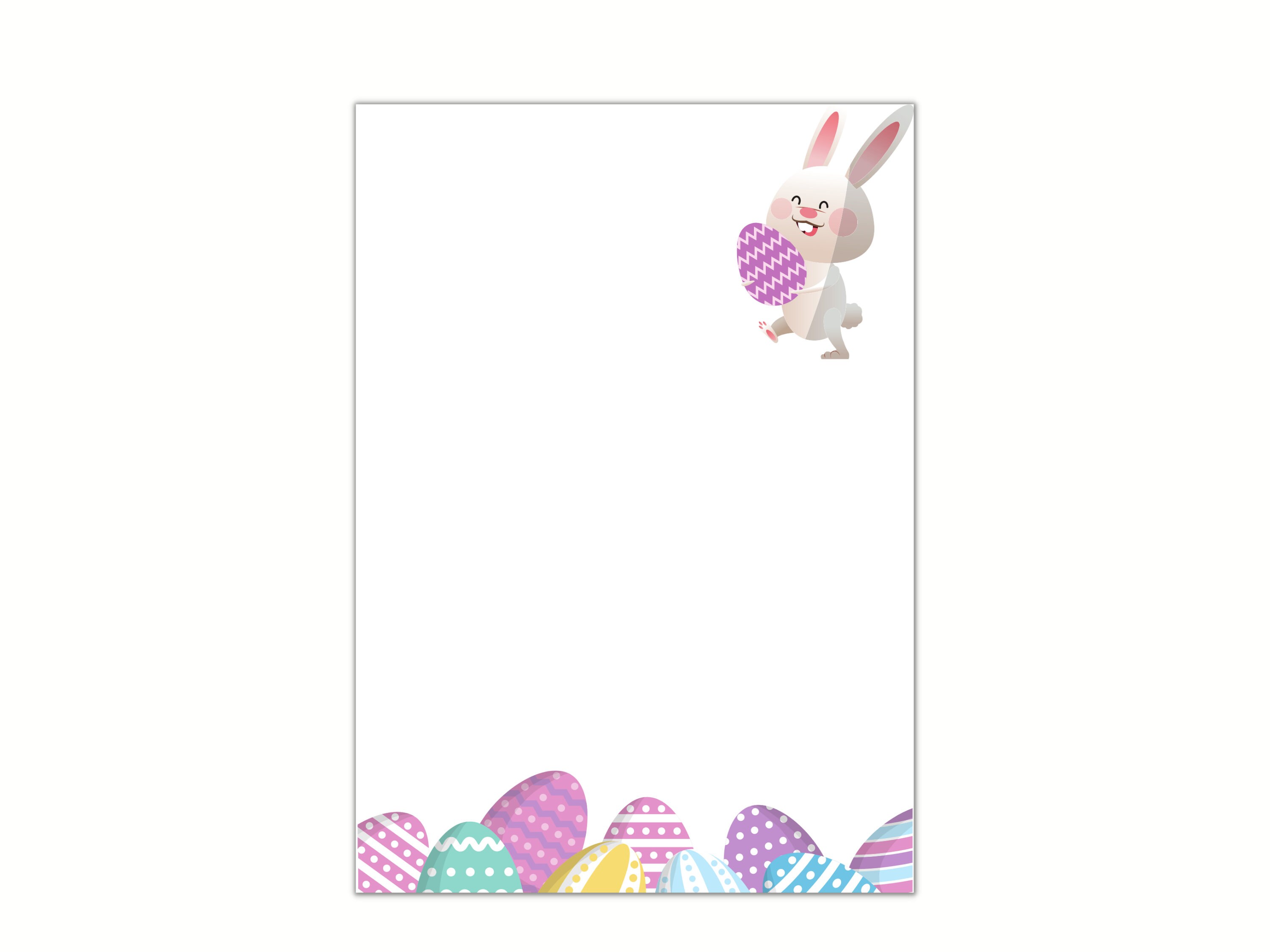 Easter Printable Paper, Printable Paper Easter, Easter Lined Paper ...