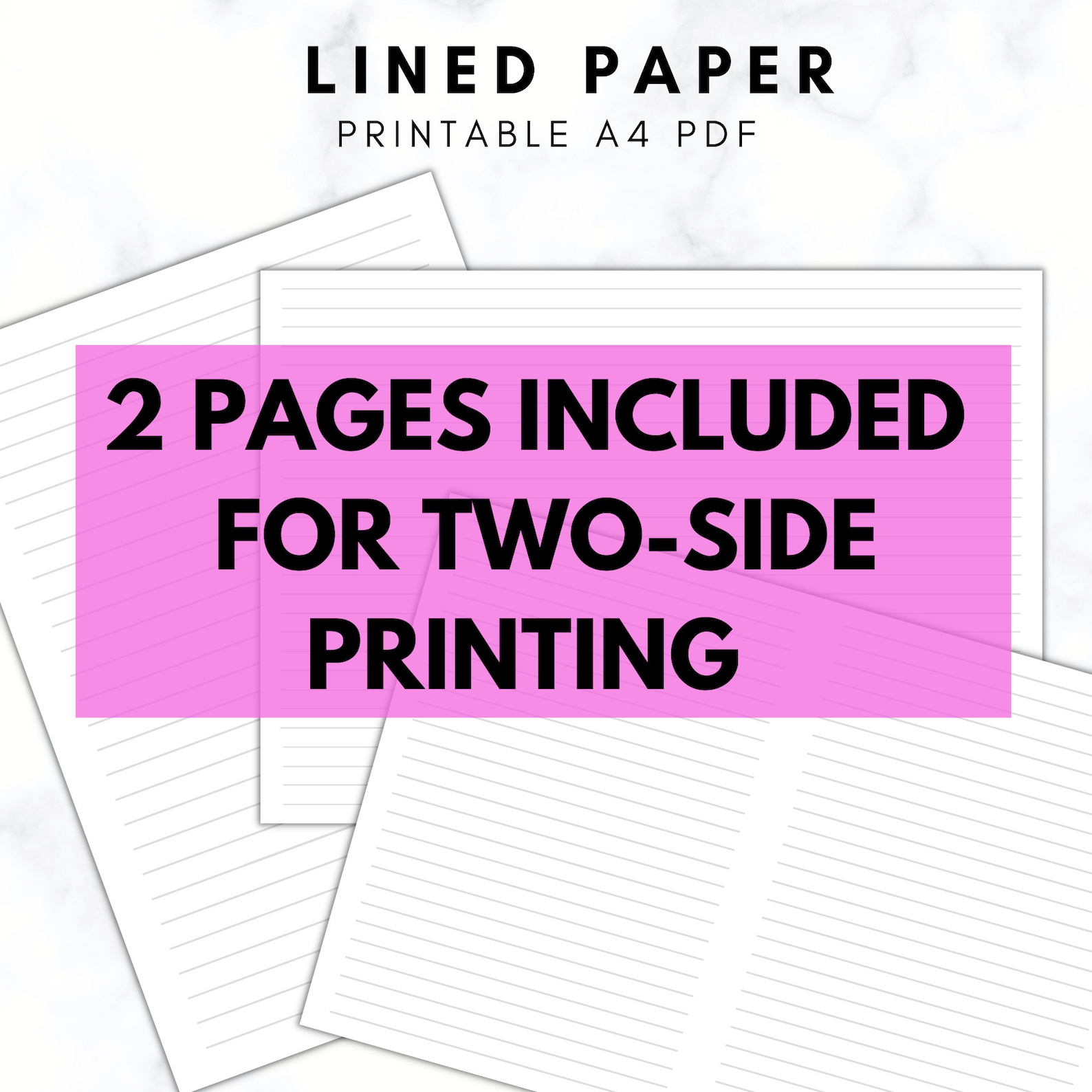 Lined Paper Printable, Printable Lined Paper, Lined Journal Pages ...
