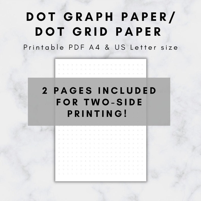 Dot Graph Paper, Dot Grid Paper, Dot Grid Paper Printable, Dot Graph ...
