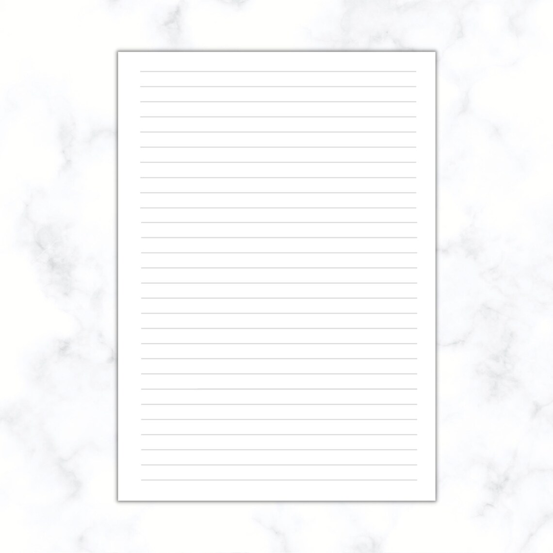 Lined Paper Printable, Printable Lined Paper, Lined Journal Pages ...