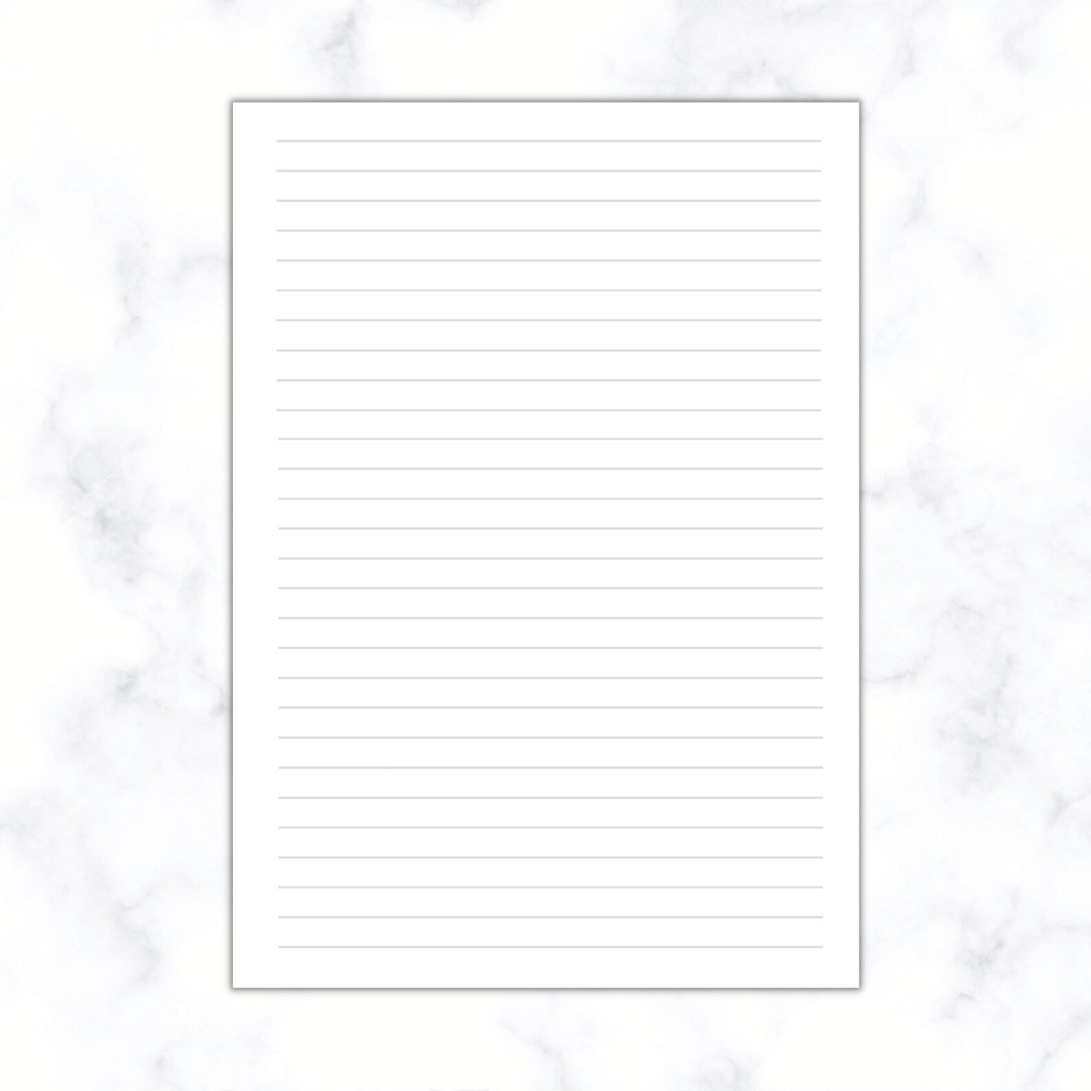 Lined Paper Printable, Printable Lined Paper, Lined Journal Pages ...