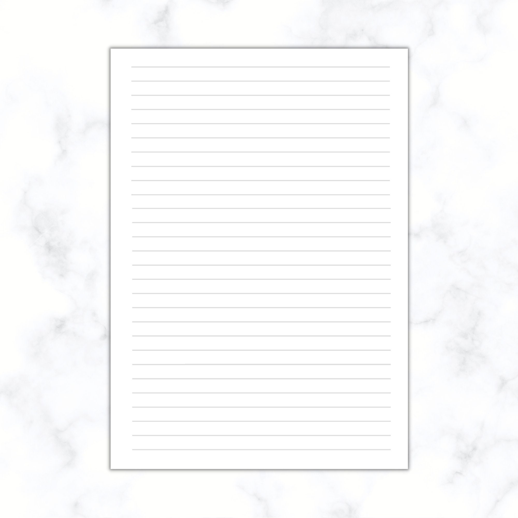 Lined Paper Printable, Printable Lined Paper, Lined Journal Pages ...