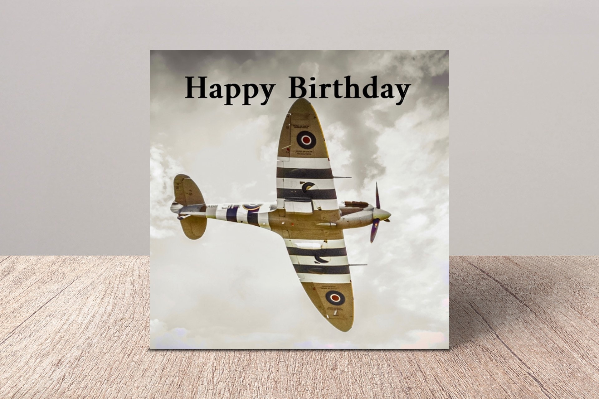 Spitfire Birthday Card - Etsy
