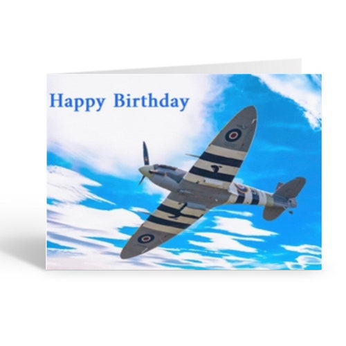 Paper Spitfire Make Your Own Spitfire Plane Printable - Etsy