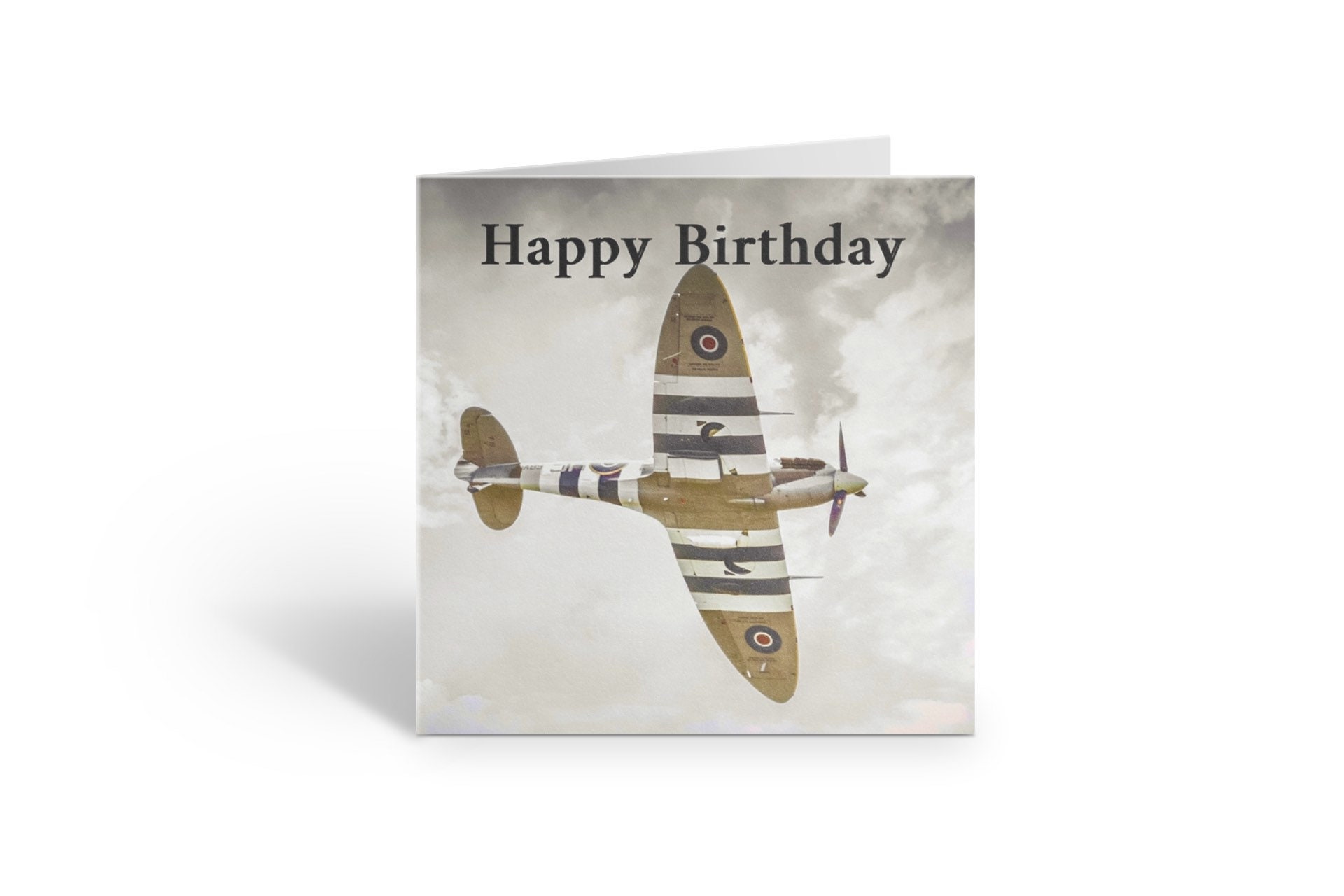 Spitfire Birthday Card - Etsy