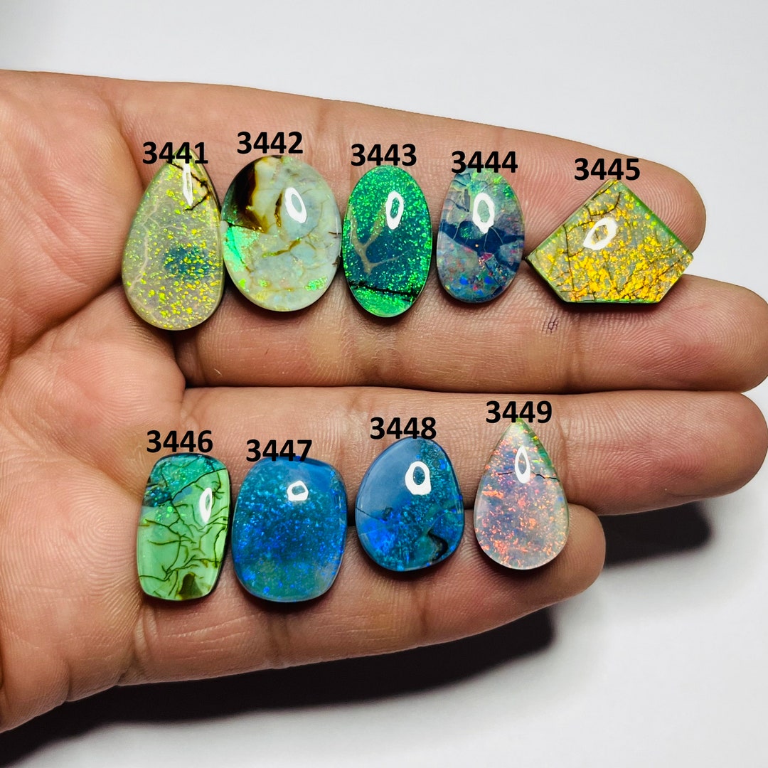 Monarch Opal Gemstone- Amazing Fire Monarch Opal Cabochon- High Hand ...