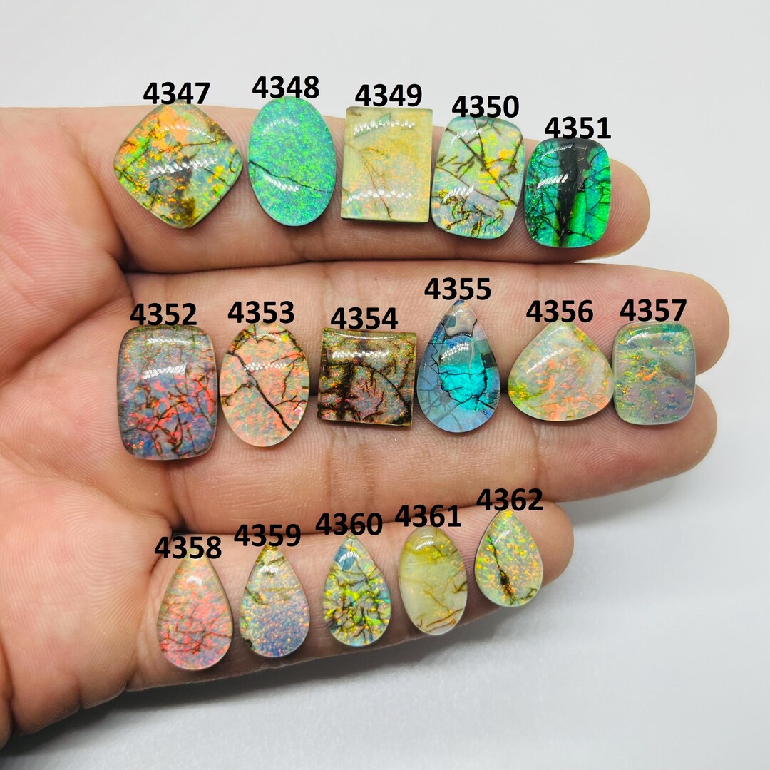 Wholesale Lot Australian Starling Opal Cabochon- Monarch Opal Loose ...