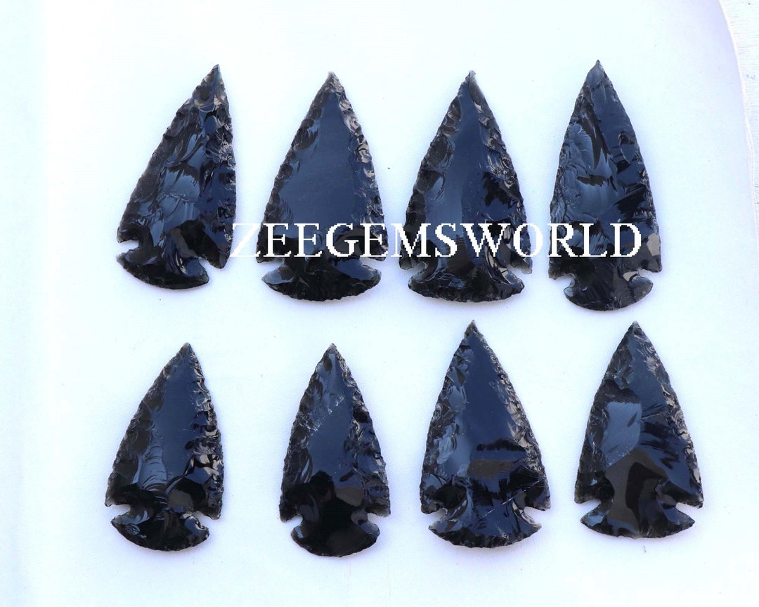 Arrowhead Gemstone- Wholesale Big Black Obsidian Arrowhead Stone ...
