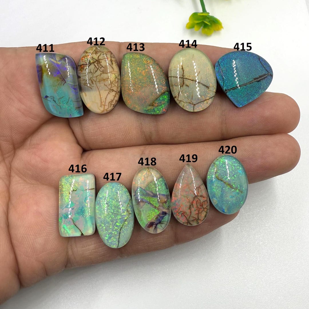 AAA+++ Opal Cabochon, Monarch Opal Doublet Gemstone, Crystal Opal ...