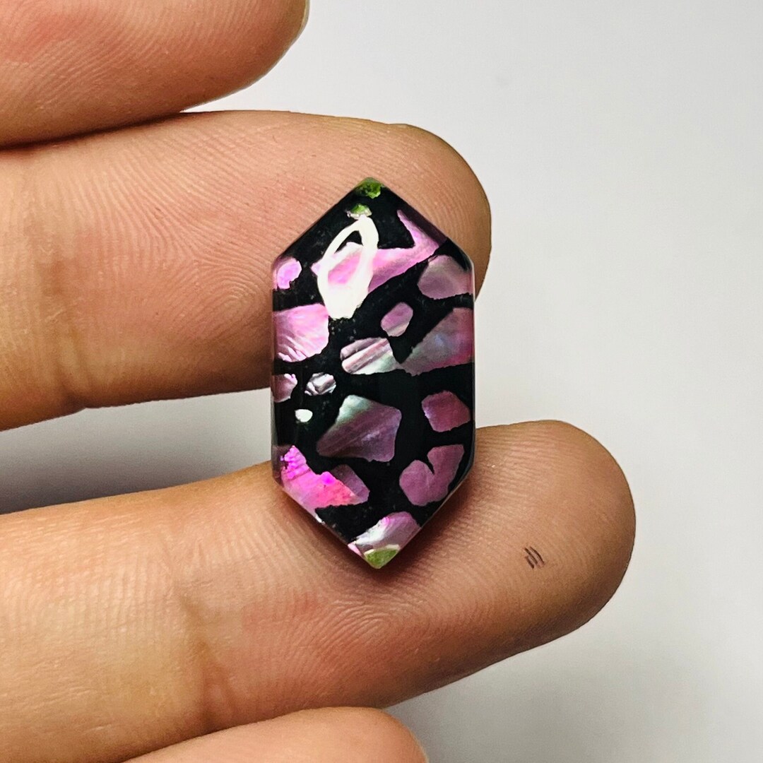 Sea Abalone Cabochon Stone, Fancy Shape Flashy Abalone Gemstone ...