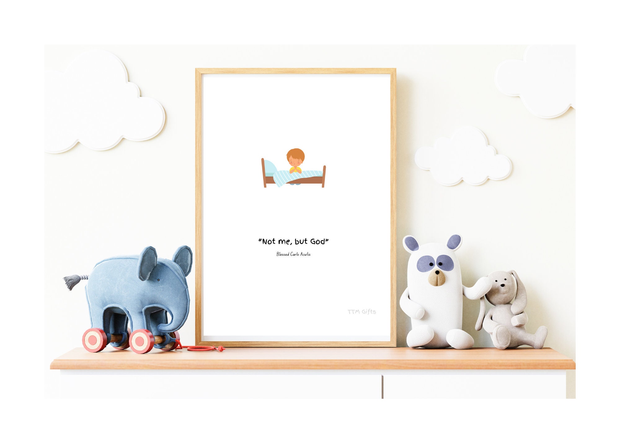 Blessed Carlo Acutis Quote Print, Kids Room Saint Art (digital Download ...