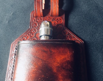 Leather Hip Flask - Etsy