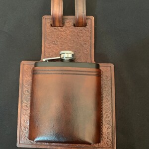 Leather Hip Flask Belt Holder, Steampunk D&D - Etsy