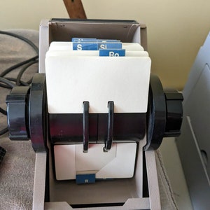 Vintage Rolodex 2254 Great Condition With Original, Unused Rolodex ...