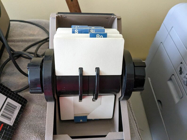 Vintage Rolodex 2254 Great Condition With Original Unused - Etsy