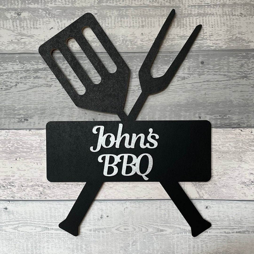 BBQ Sign Personalised, Extra Large BBQ Plaque, Father's Day, Dad, Daddy ...