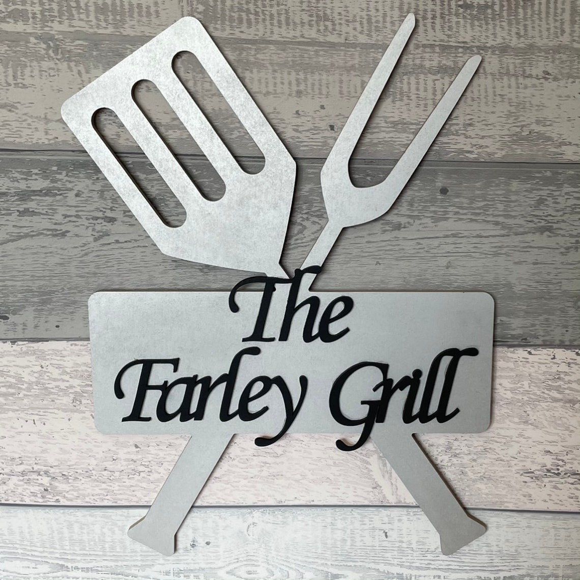 BBQ Sign Personalised Extra Large BBQ Plaque Father's - Etsy UK