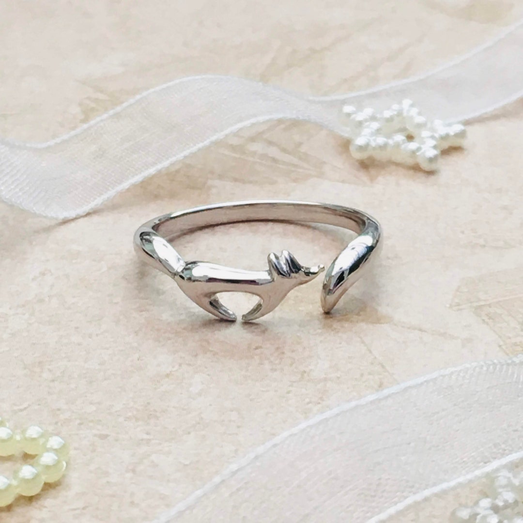 Fox Wrap Around Adjustable Ring Fox Lovers Fox Gift Fox Jewellery ...