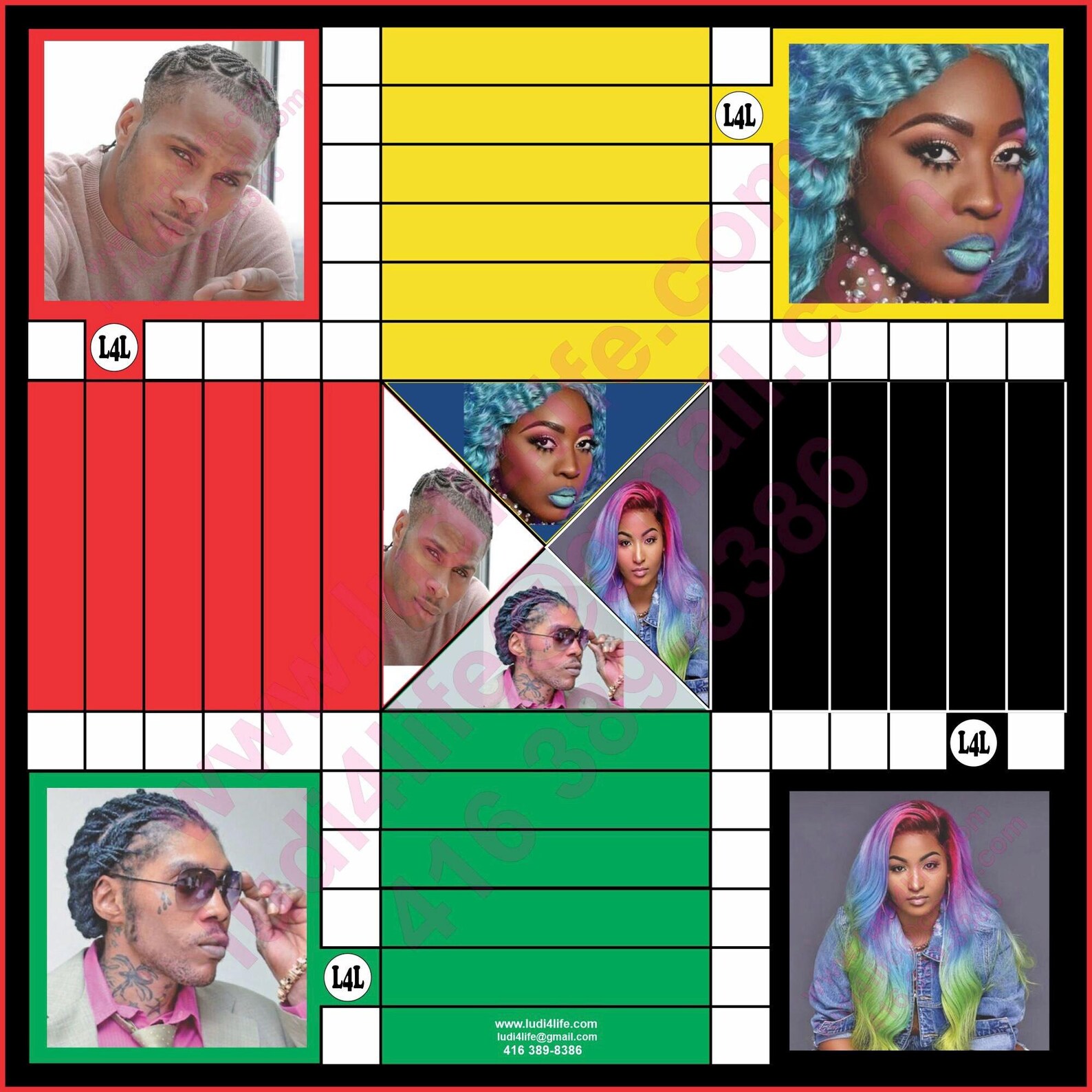 Dancehall Stars Ludi Board 2nd Edition - Etsy