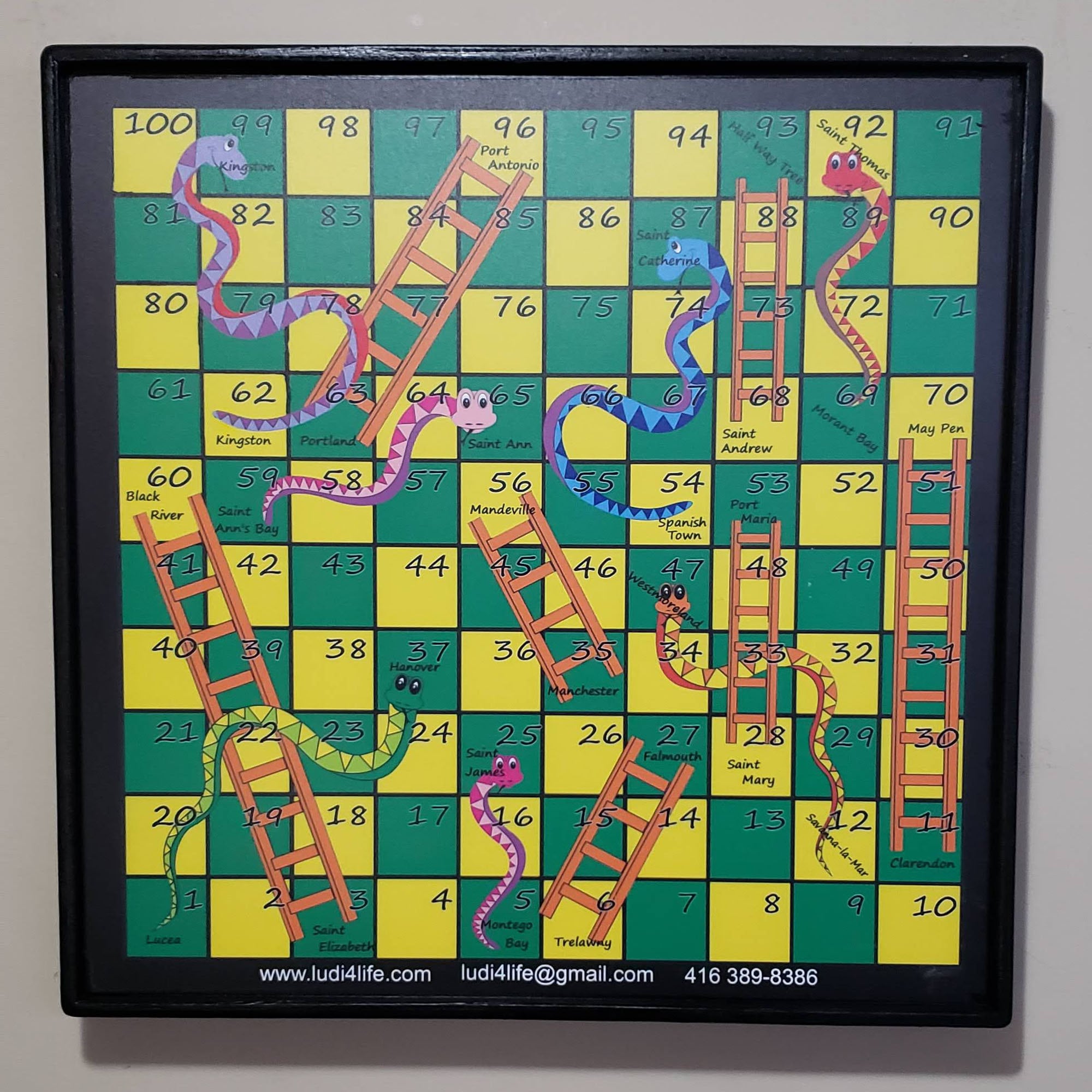 Jamaica Parish Ludi Board - Etsy