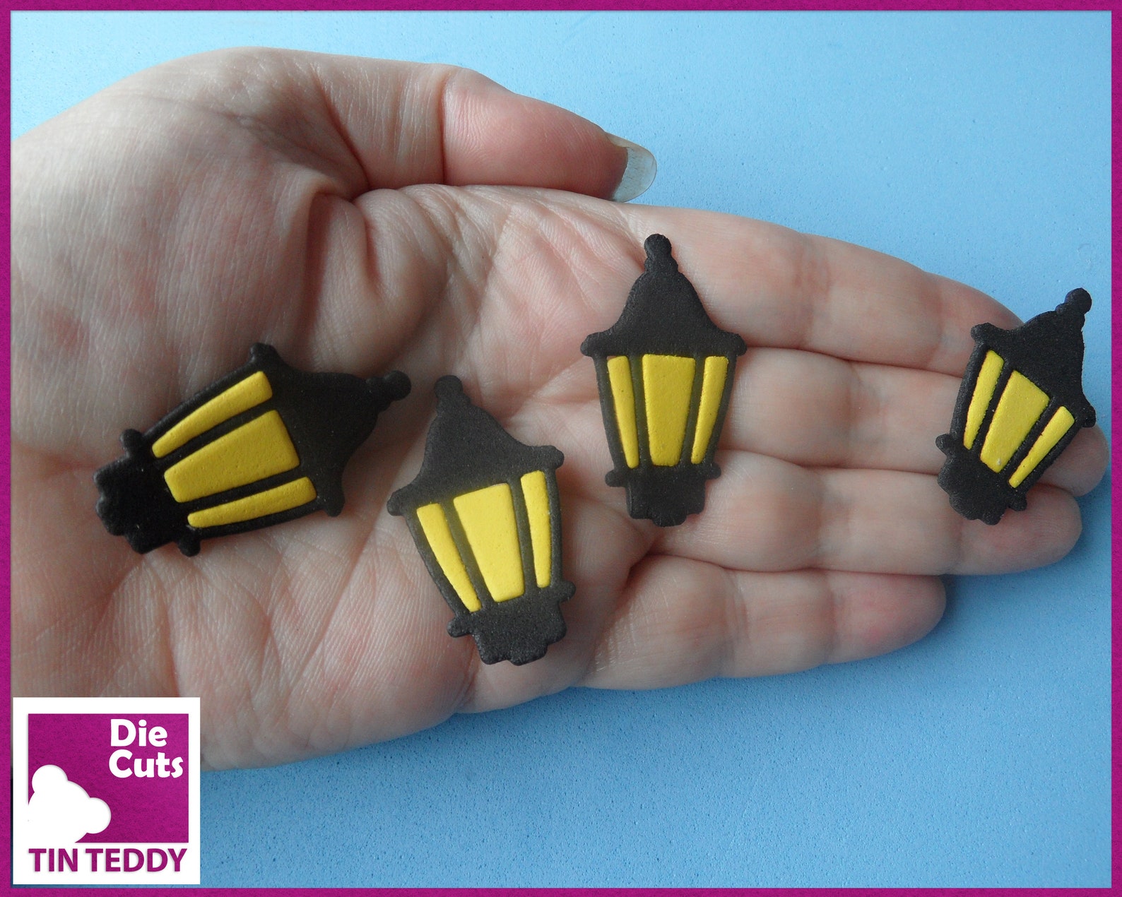 Street Lamp Embellishments Street Lamp Die Cuts Vintage | Etsy