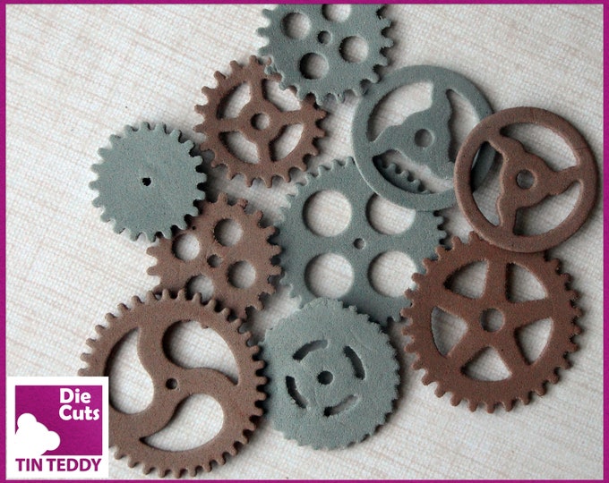Foam Cog Die Cuts - 10 Foam Die Cut Cogs for Your Crafting. Handy Cog ...