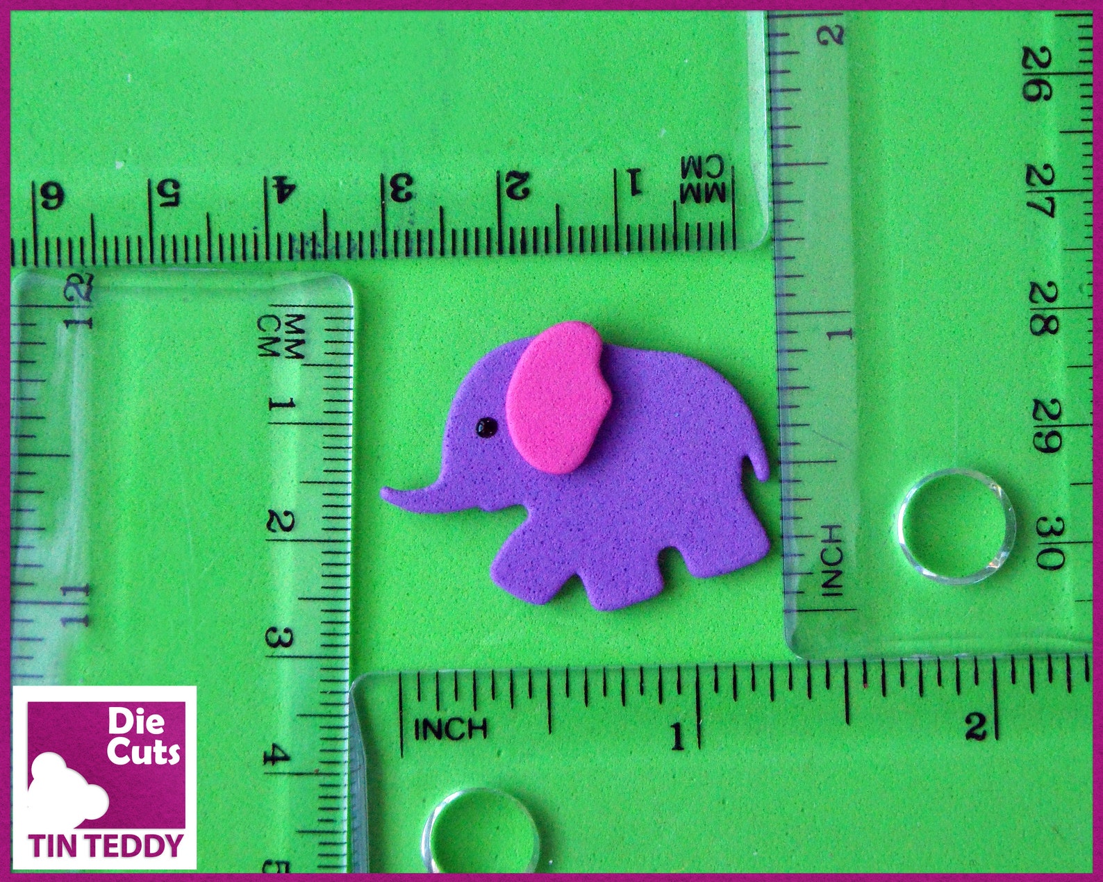 Small Die Cut Elephants Foam Elephant Die Cuts Baby Elephant - Etsy