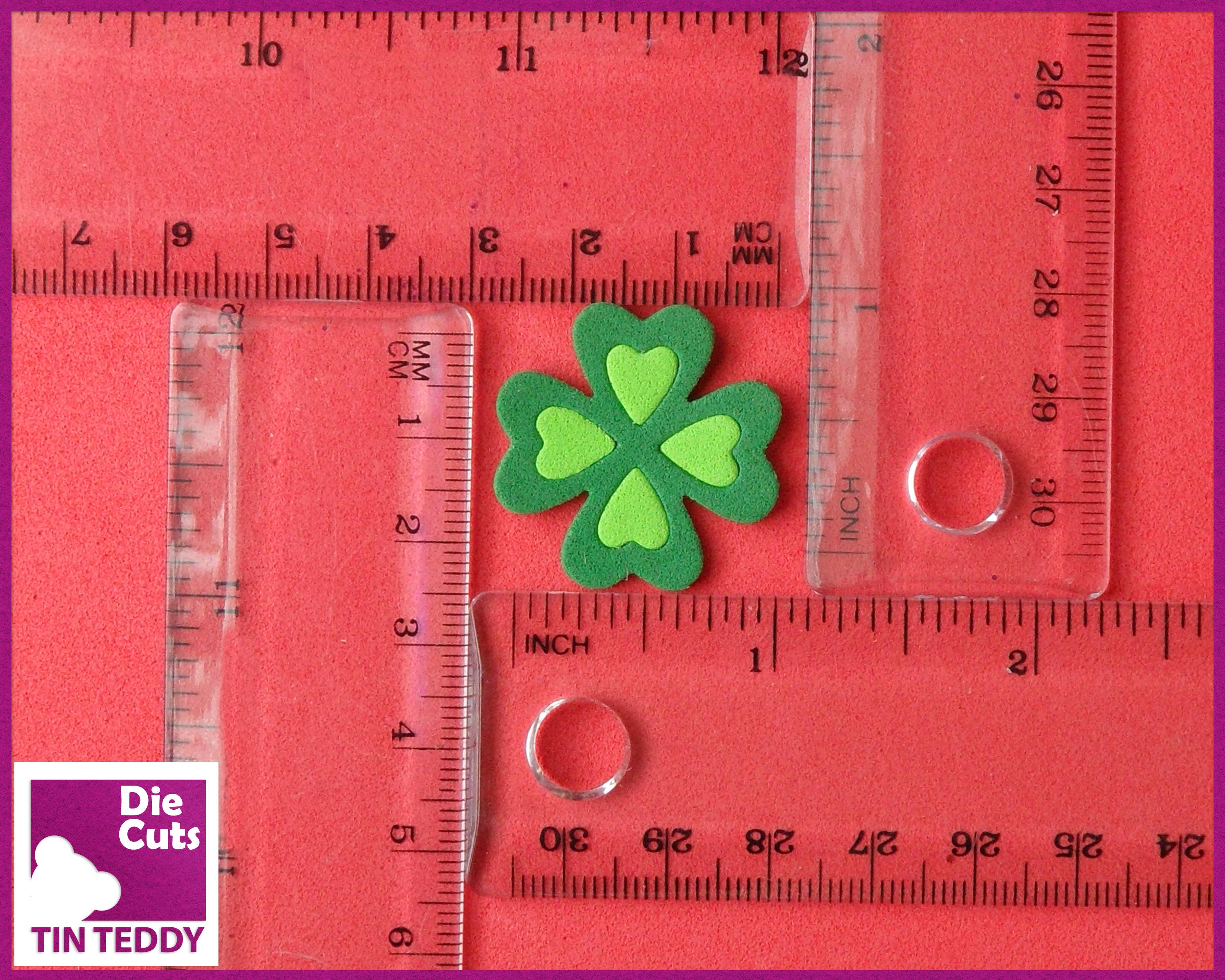 Foam Four Leaf Clover Four Leaved Clover Die Cuts for - Etsy