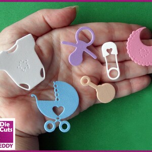 Baby Die Cuts - Die Cuts for Baby Projects - New Baby Embellishments ...