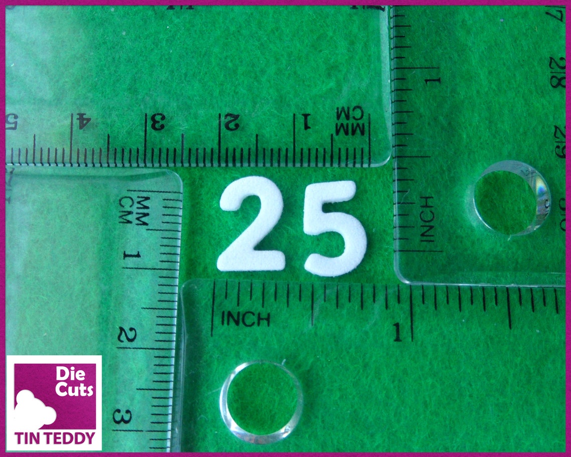 Tiny Advent Calendar Numbers - Foam Christmas Advent Numbers - 1-25 ...