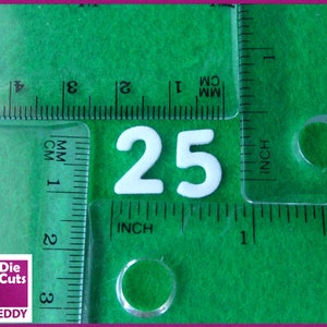 Tiny Advent Calendar Numbers - Foam Christmas Advent Numbers - 1-25 ...